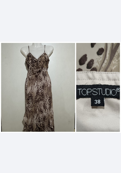 Animal print Top Studio maxi haljina