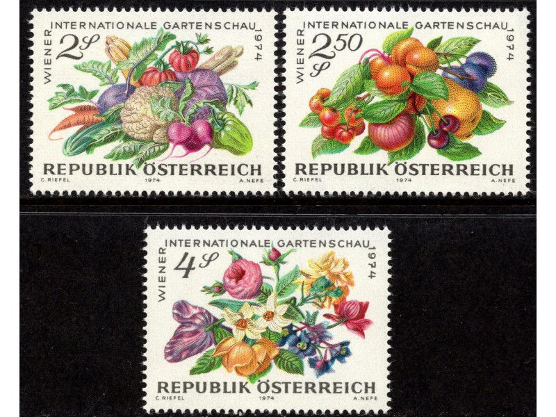 Austrija 1974. Flora
