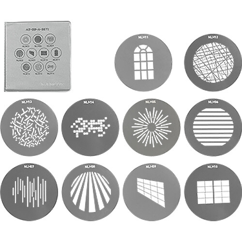 NANLUX NL Mount Projection Attachment GOBO Set 1