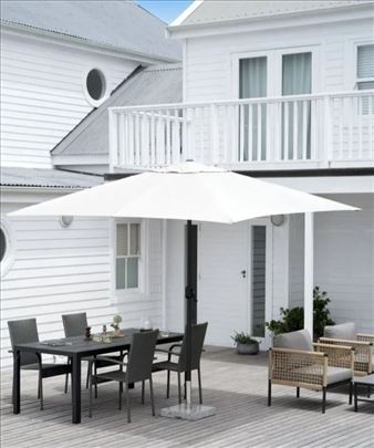 Kockasti suncobran sa UV zastitom 280x280cm novo