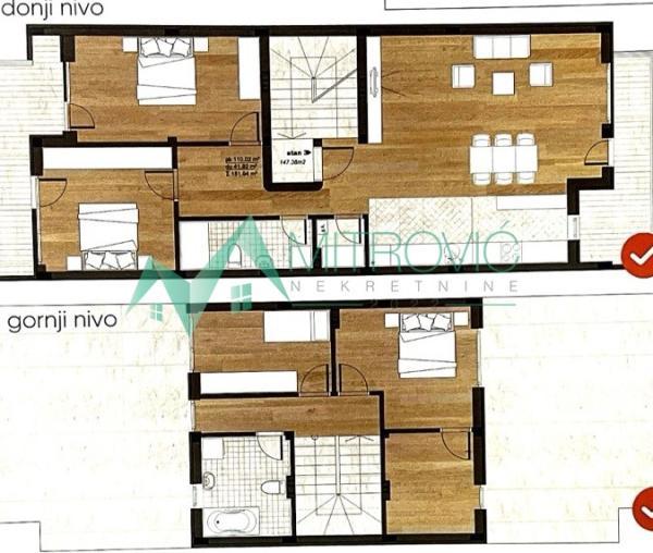 Četvoroiposoban stan na prodaju, 148m2, 350.600€