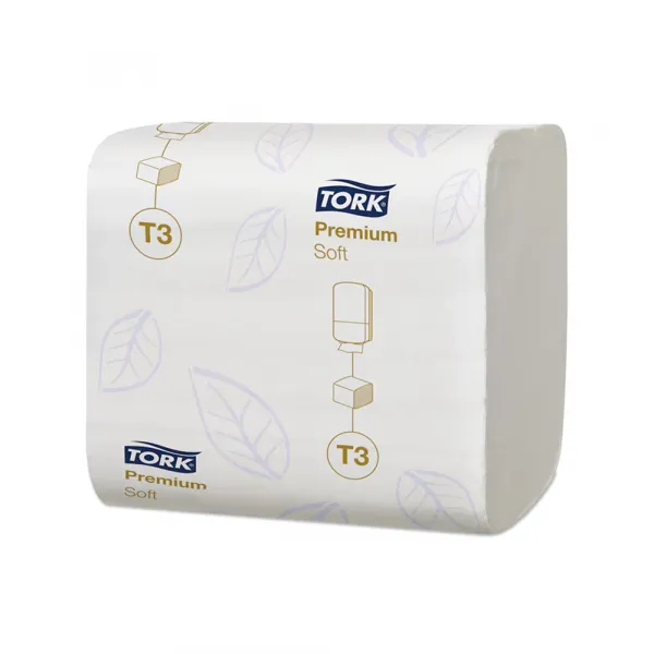 Toalet papir za dispenzer Tork T3 Premium složivi 252 lis 1/30 114273