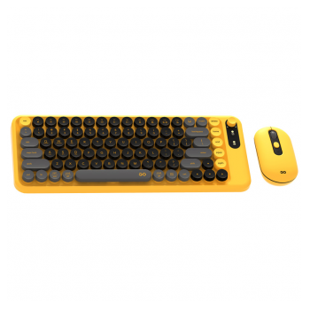 Combo mis tastatura wireless Fantech WK-898 GO mochi85 zuta
