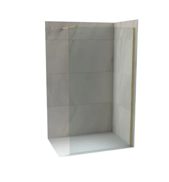 COPEN MONTE WALK-IN 700×2000 8MM STAKLO, BRUSHED GOLD