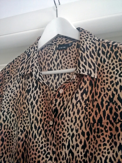 Animal print satenska košuljica