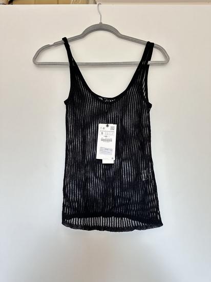ZARA mesh top sa etiketom NOVO