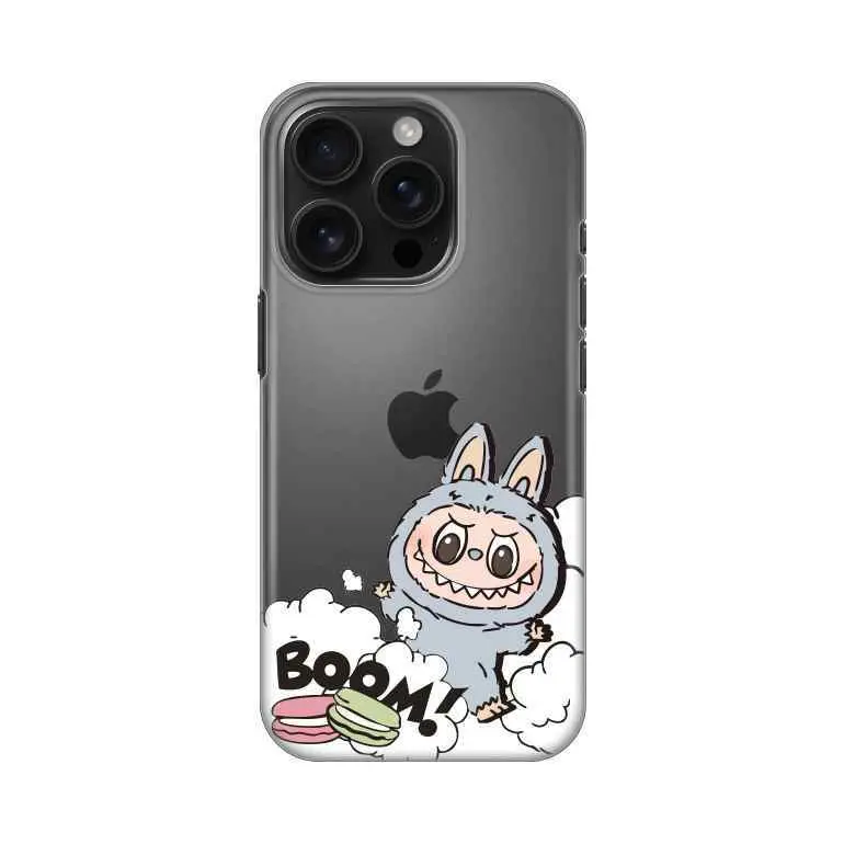 Maska silikon Print za iPhone 16 Pro 6.3 La Bubu Macaron