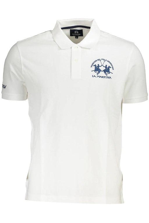 LA MARTINA Muška polo majica XMP003-PK031_BIANCO_00001, Bela