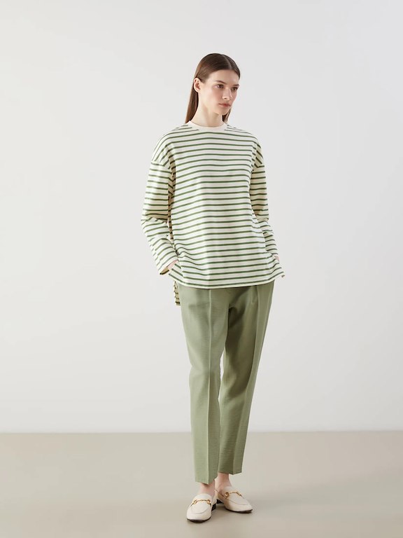 LC Waikiki Ženske pantalone S54396Z8-GVT, Kaki