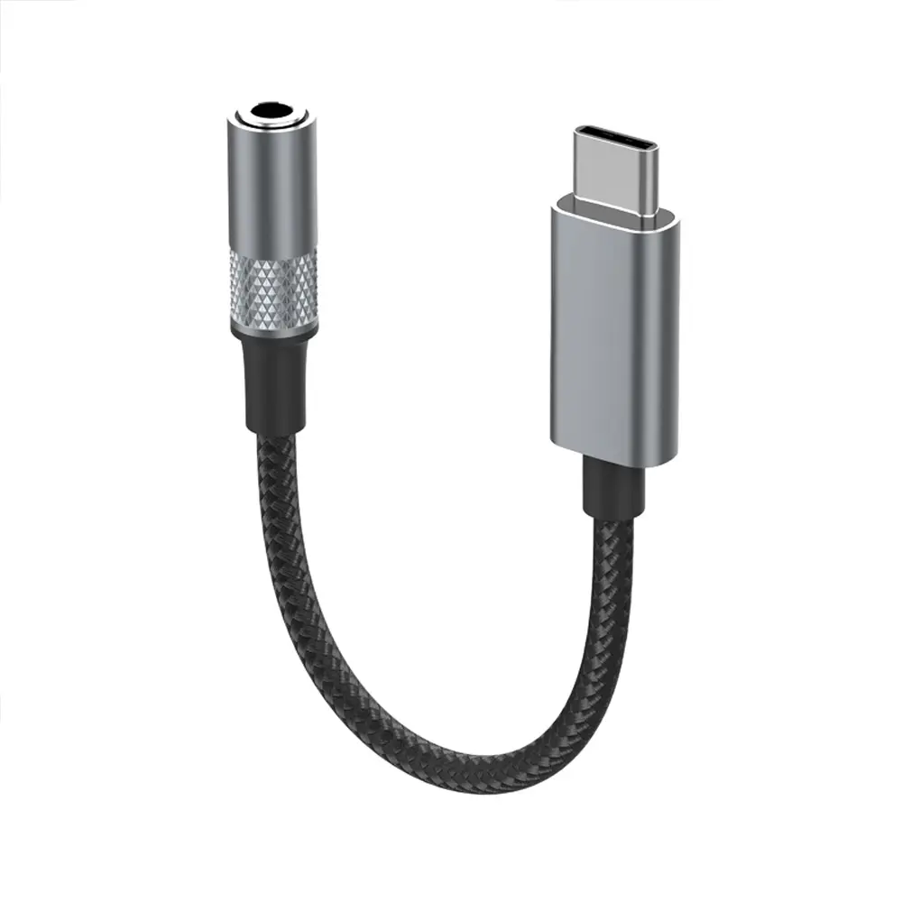 Ldino Adapter za slušalice LSY80C, Type C na 3.5mm, Crni