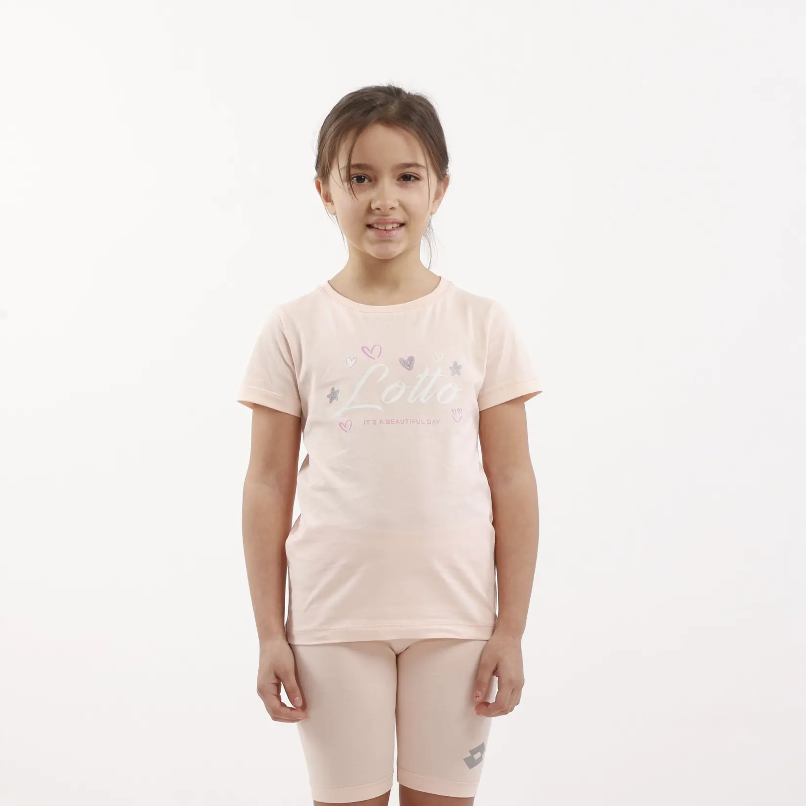 Lotto Majica za devojčice cuore t shirt GG, Roze