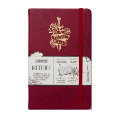 Agenda A6 - Bookaroo, Journal, Dark Red