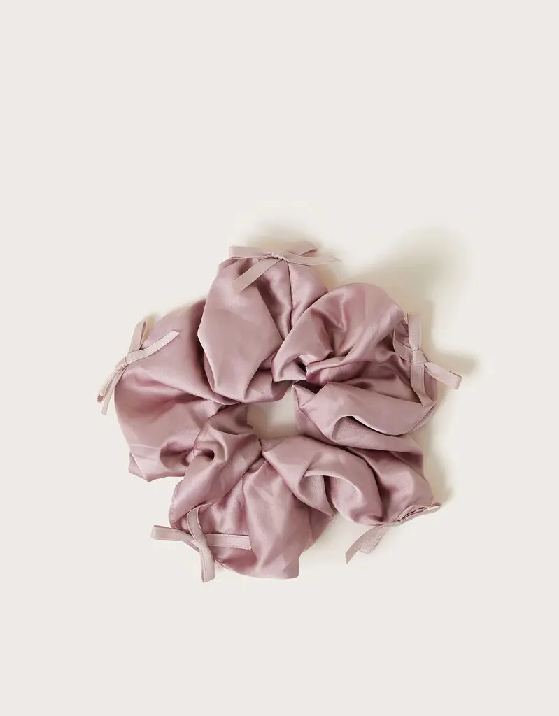 Monsoon Gumica za kosu Mini Box XL Scrunchie, Roze