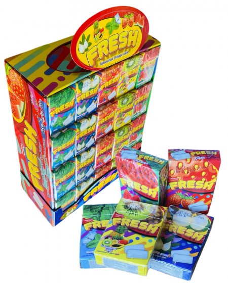 Žvake Fresh mix stand 12g (100/1)