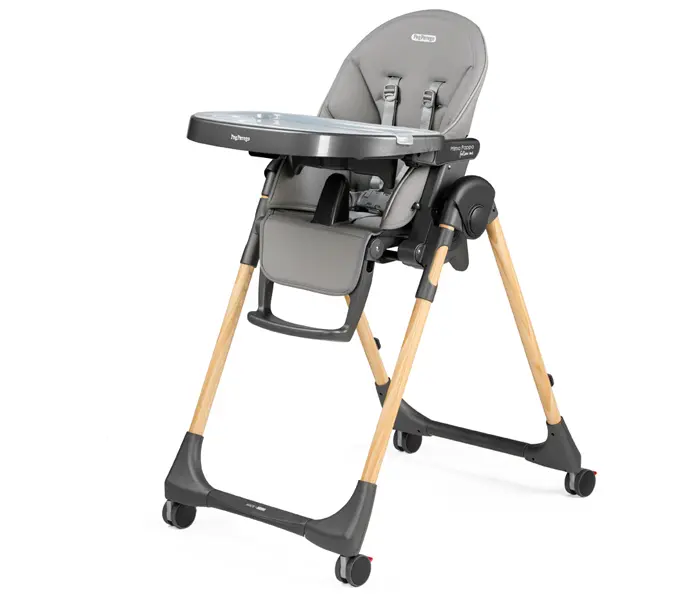 PEG PEREGO Hranilica višepoložajna Prima pappa Follow Me, Siva