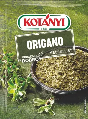 Kotany Origano, Sečeni list, 8g