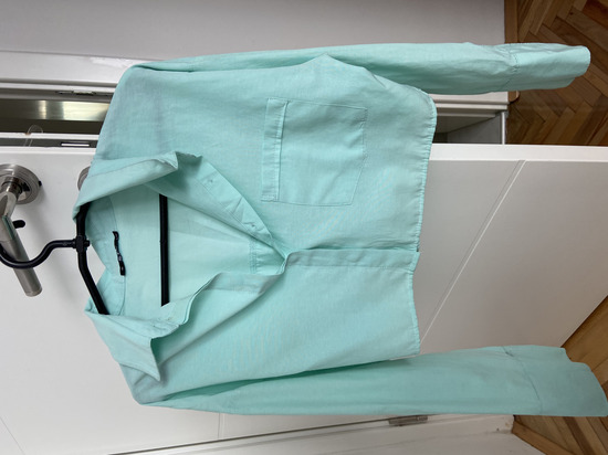 Krop top mint košulja