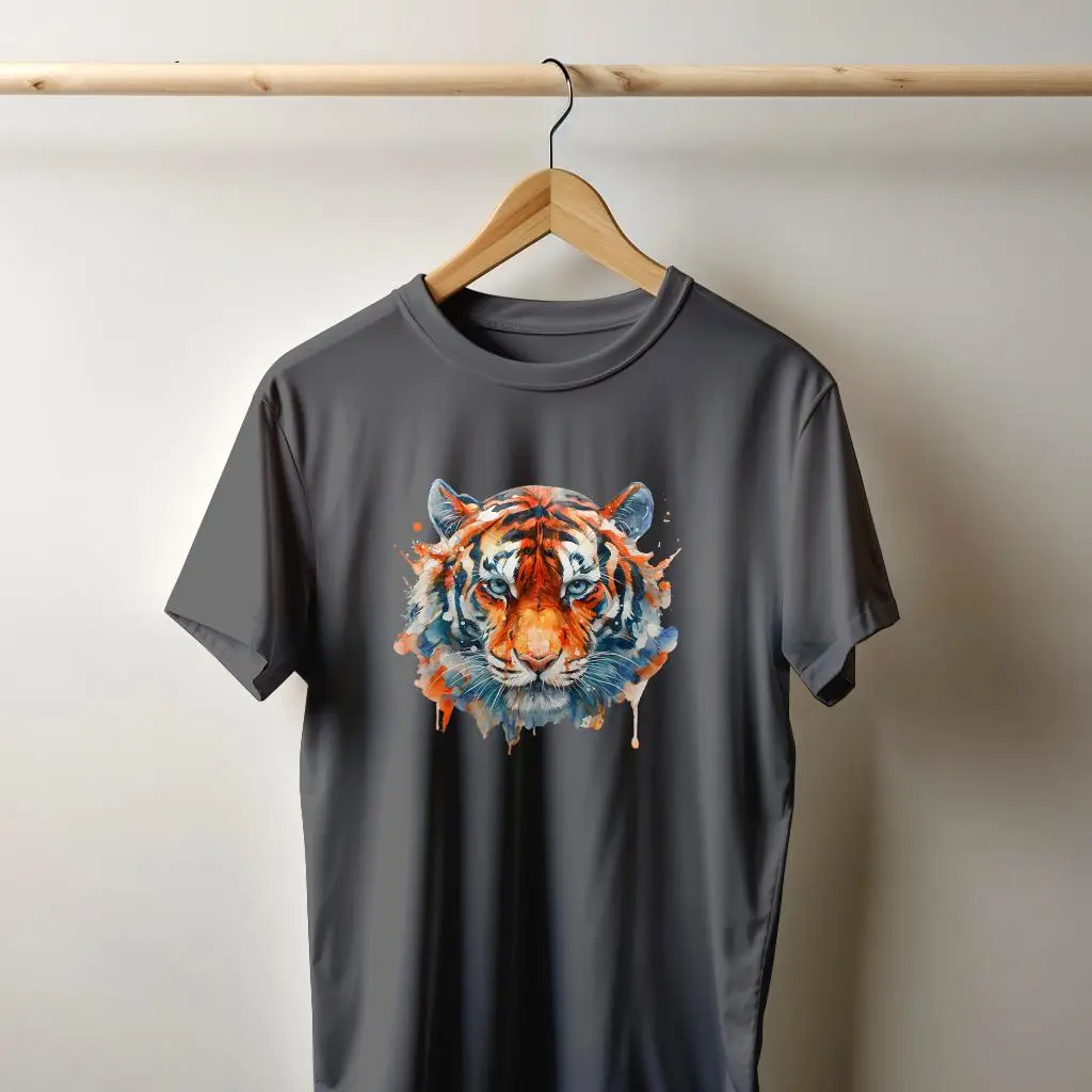 Camiseta Majica sa štampanim printom Cam 657, Muška, Tamnosiva