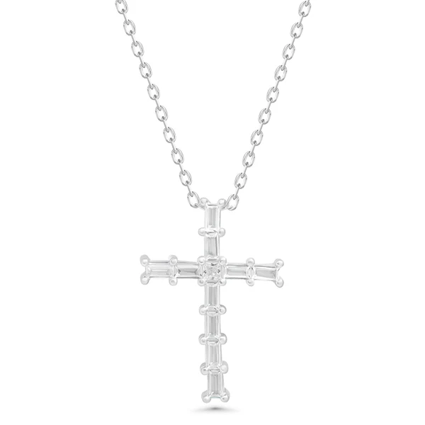 SREBRNA OGRLICA CROSS AMELIE