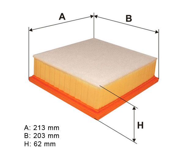 Filter vazduha M-Filter K7028 - AP098/3 - F026400057 - CAF100924P - FA0221JM