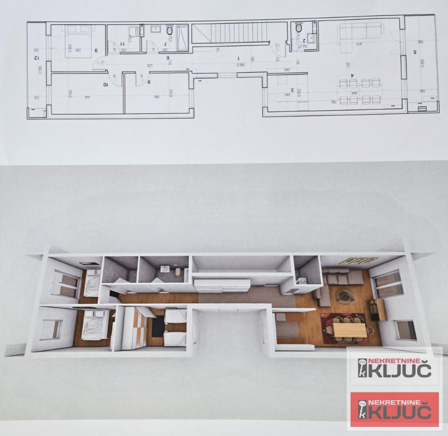 NAJLON PIJACA, 104m2, Četvorosoban sa pdv, Izgradnja