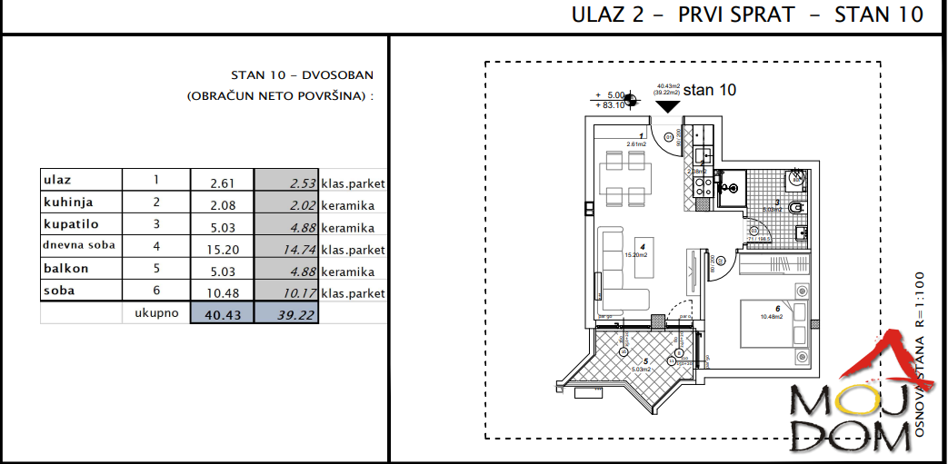 Stan,NOVI SAD,TELEP,kv: 39, € 103000, ID: 1030442