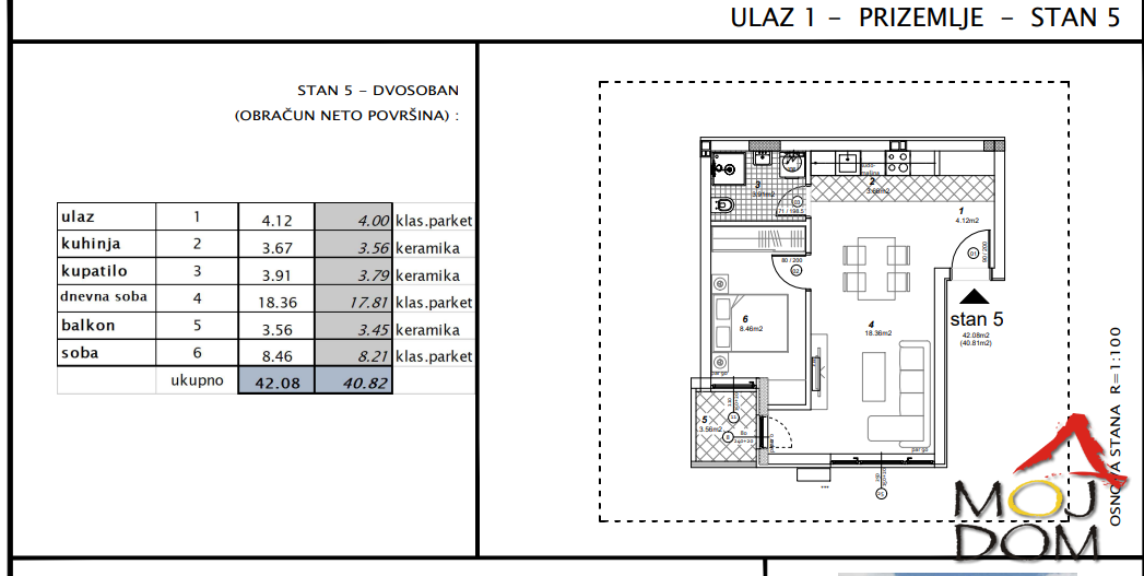 Stan,NOVI SAD,TELEP,kv: 41, € 105100, ID: 1030411