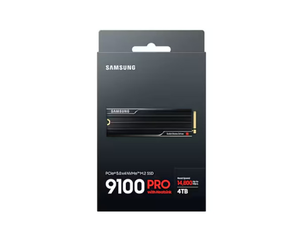 SAMSUNG 4TB M.2 NVMe MZ-VAP4T0CW 9100 Pro Heatsink Series