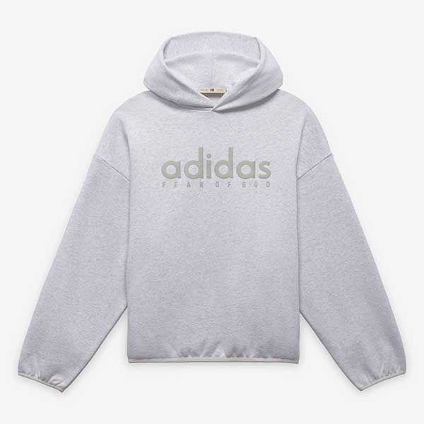 FEAR OF GOD ATHLETICS FLEECE HOODIE 'LIGHT GREY HEATHER'