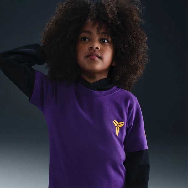 KIDS' KOBE T-SHIRT 'FIELD PURPLE'