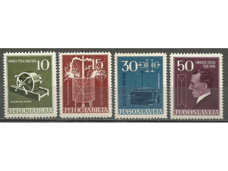 100 god rođenja-N.Tesla 1956.,čisto