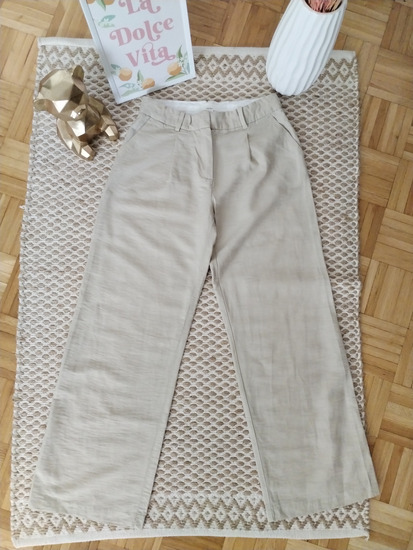 H&M lagane pantalone od lana