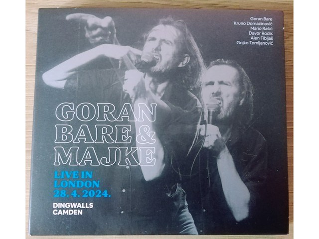 Goran Bare &; Majke - Live In London CD + B Ray
