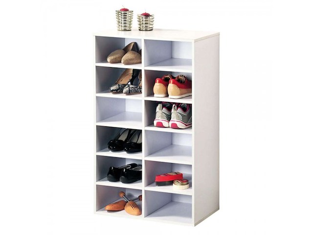 Kesper KSP15916 DRVENI CIPELARNIK BELI 51.5X29.5X87CM
