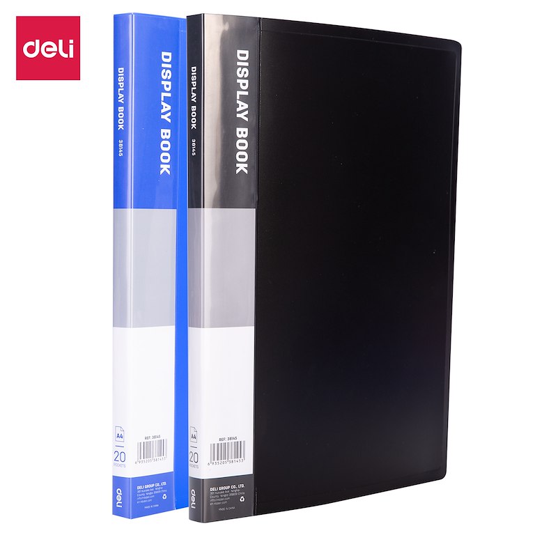 FASCIKLA DELI
DISPLAY - CLEAR BOOK
500MIC 20 lista