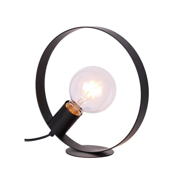 Nexo Stona Lampa Bela Crna 1x40W E27