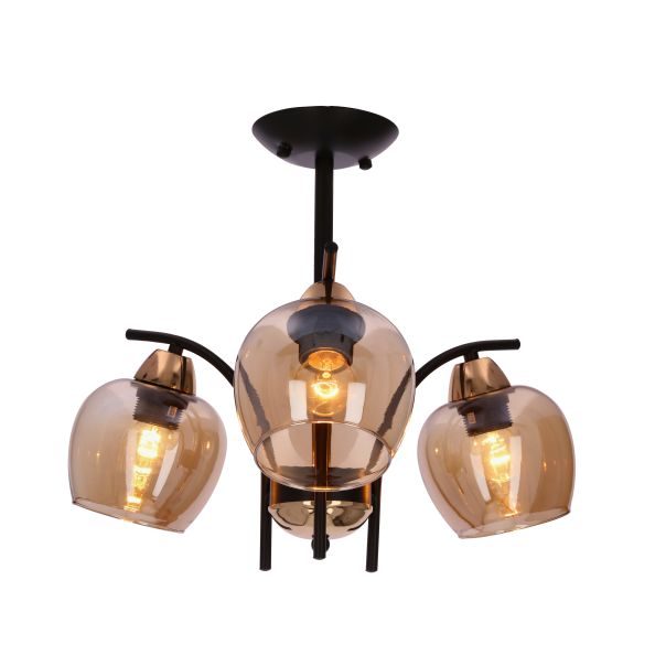Merra Luster Crni 3x40W E27