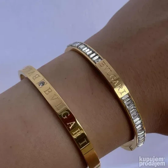 Bvlgari obruč narukvica od hirurškog čelika
