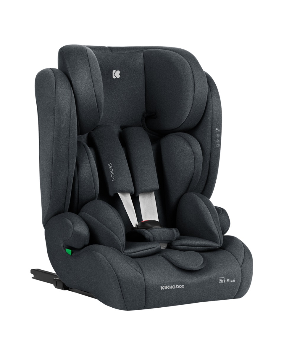 Kikka Boo i-Cross Isofix i-Size auto sedište 76-150cm tamno siva