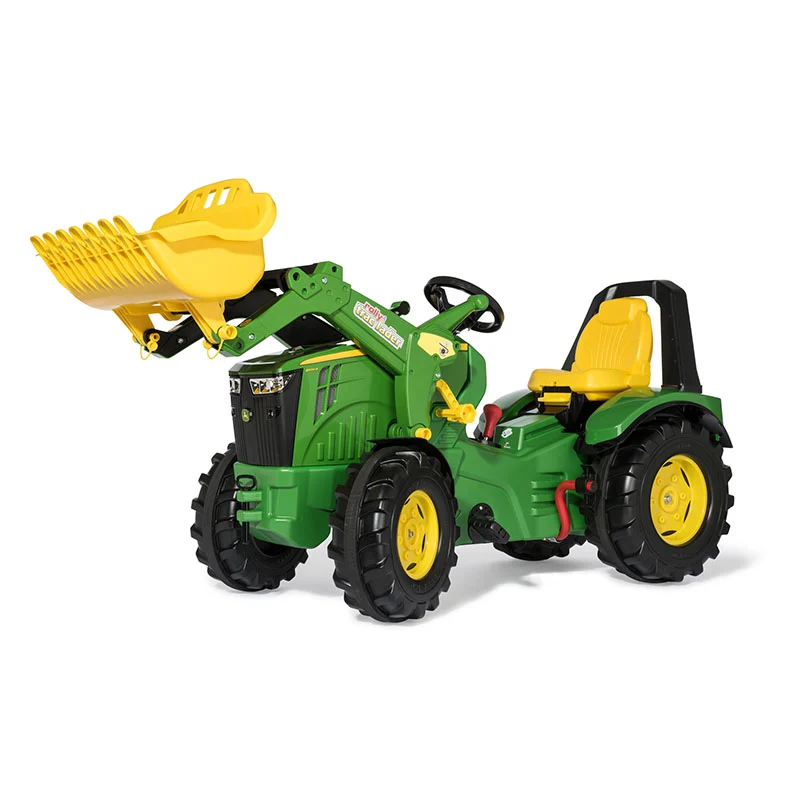 Traktor Na Pedale RollyX-Trac John Deere 8400R Sa Menjačem, Kočnicom I Utovarivačem 651078