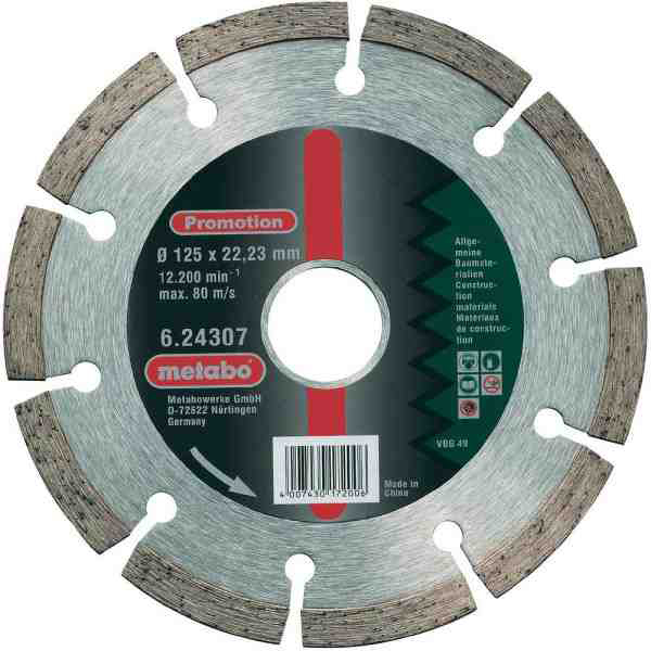 Metabo dijamantska segmentna rezna ploča 125mm Promotion 624307000