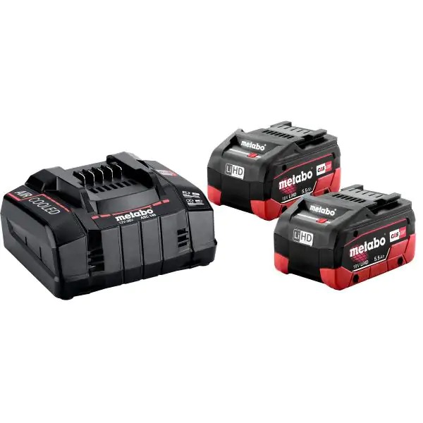 Metabo Basic Set baterija 2 x 5,5 Ah; 18V; brzi punjač ASC 145; za Metabo alate (685122000)