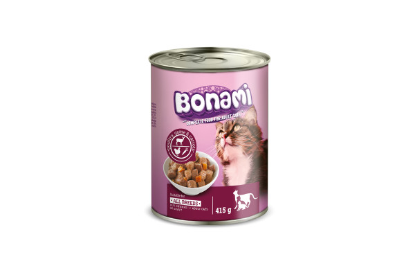 Konzerva za mačke DivljačandŽivinaandŠargarepa 415g - Bonami
