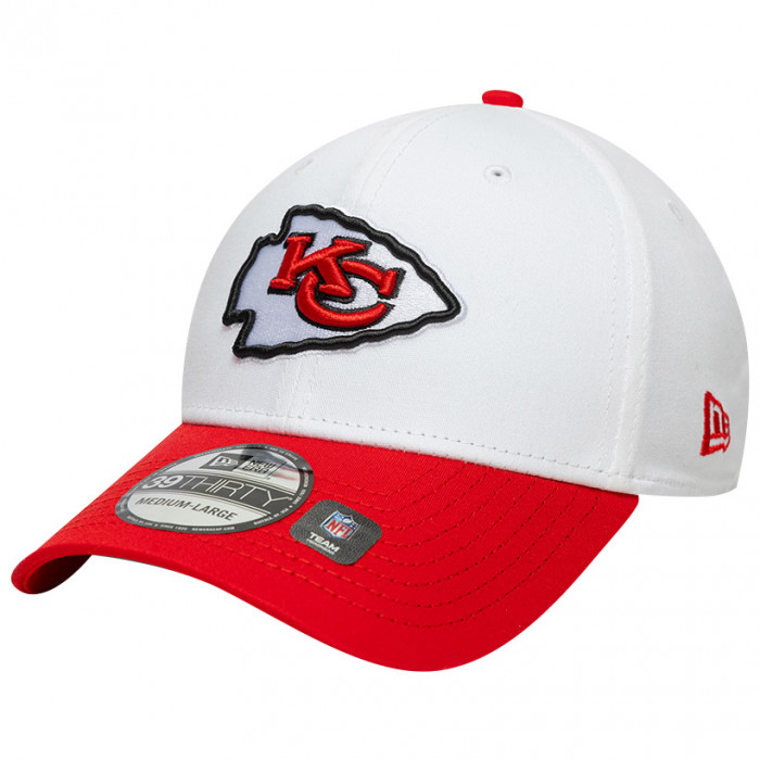 Kansas City Chiefs New Era 39THIRTY Team Logo Stretch Fit kačket