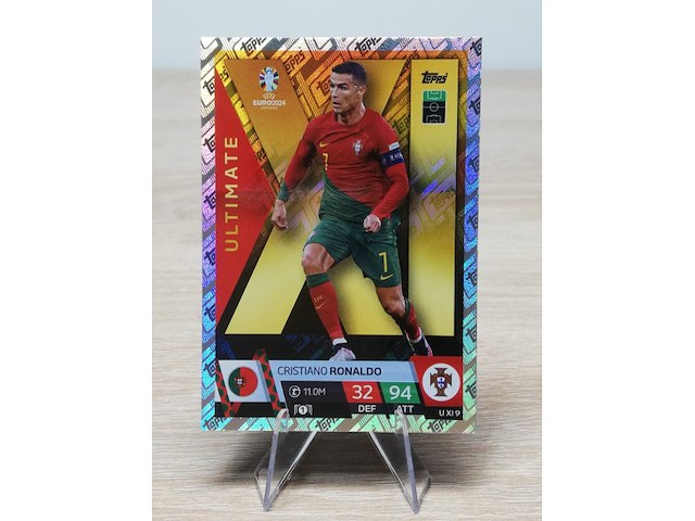 Match Attax Euro 2024 UXI9 Ronaldo