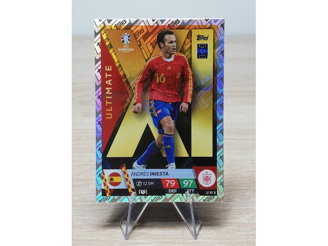 Match Attax Euro 2024 UXI5 Iniesta