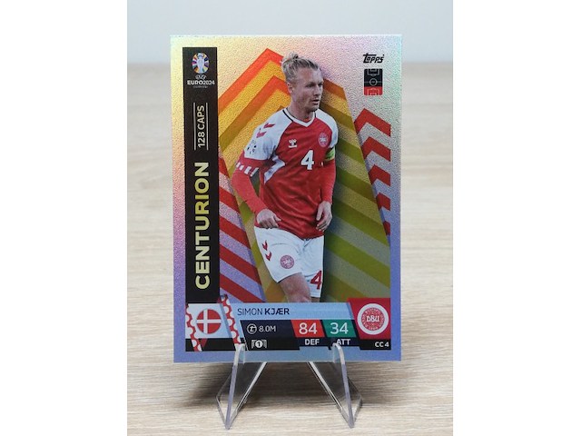Match Attax Euro 2024 CC4 Kjær