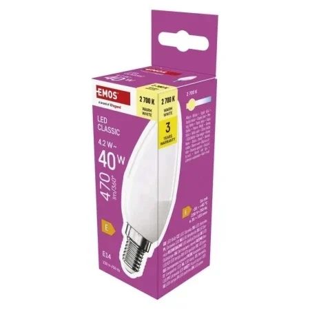Emos zq3e23 Led sijalica classic candle 4,2w(40w) 470lm e14 nw ( 3577 )