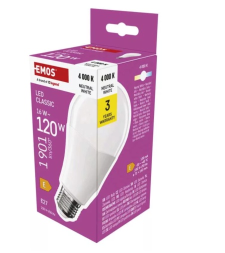 Emos zq5e73 Led sijalica classic a70 16w(120w) 1901lm e27 nw ( 3572 )