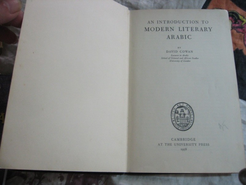 MODERN LITERARY ARABIC